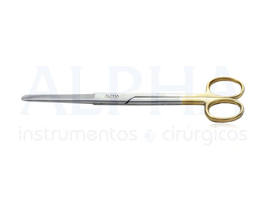 Tesoura cirúrgica romba romba reta 17cm - Portal do Médico